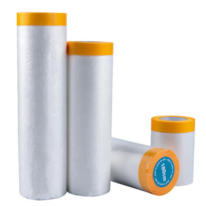 Pre Taped Masking PPF Paint Protection Film Paper For Car Painting
